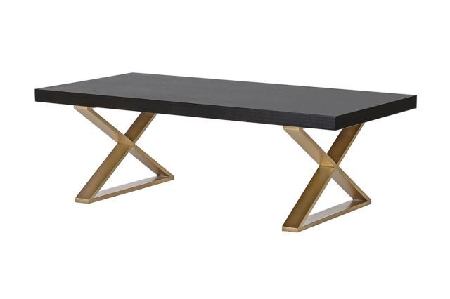 Coffee table with gold accents store