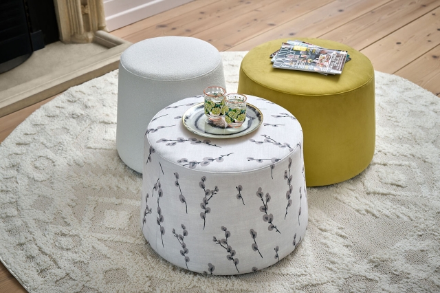 Collins Hayes Small Round Footstool