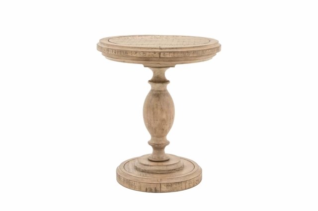 Gallery Direct Vancouver Rustic Pine Side Table | Furniture World