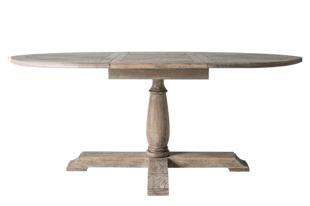 Gallery Direct Mustique French Colonial Round Extending Dining Table ...