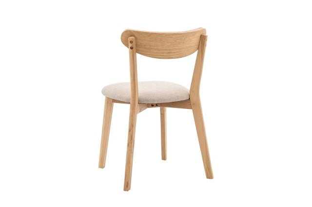 Gallery Direct Hatfield Pair Of Natural Oak Dining Chairs | Furniture World