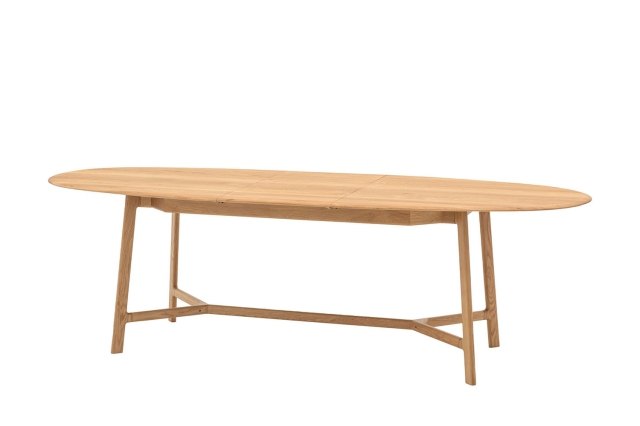 Gallery Direct Madrid Extending Dining Table in Oak | Furniture World
