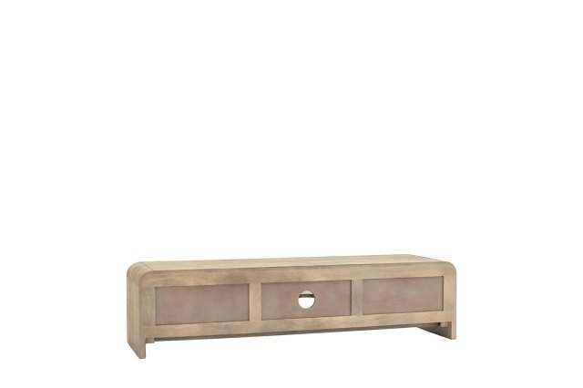 Gallery Direct Colonna Mango Wood Media TV Unit | Furniture World