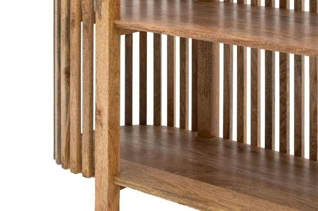 Gallery Direct Voss Mango Wood Slatted Sideboard Console Table ...
