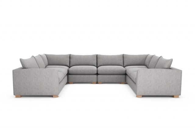 Metz 8 Seater U Shaped Sectional Corner Sofa | Furniture World
