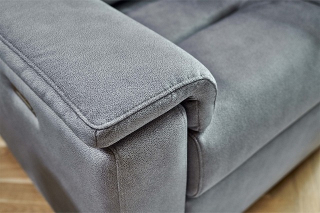 G Plan Harper Fabric Lumbar Recliner Large Sofa | Furniture World